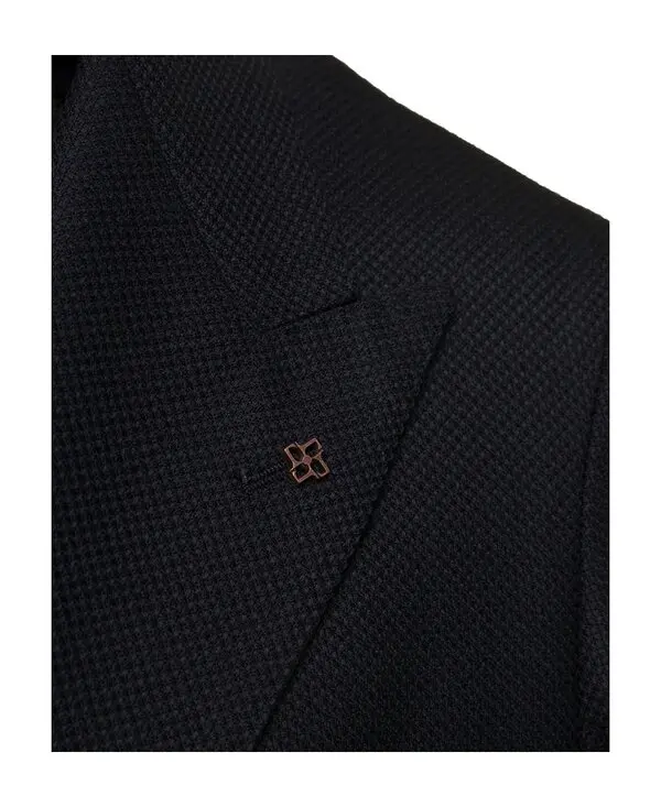 Tagliatore V-neck Long-sleeved Suit Coat
