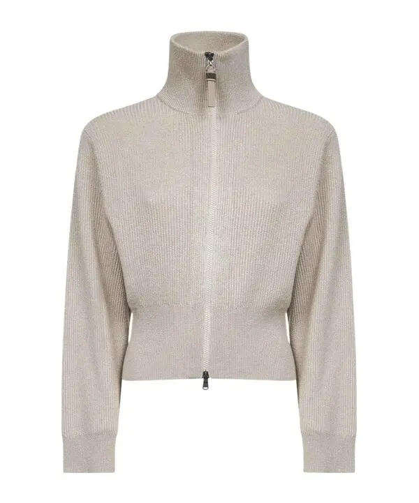 Brunello Cucinelli Zip-up Knitted Cardigan