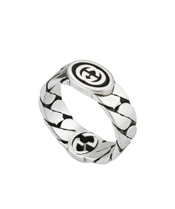 Gucci Logo Interlock Ring