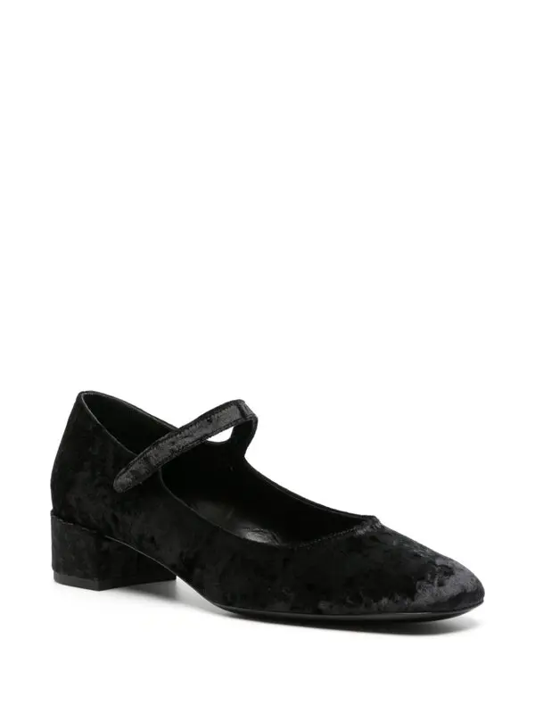 By Far Velvet Mary Jane Pumps