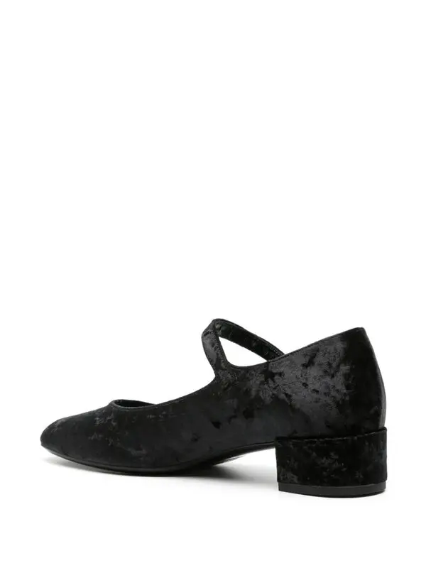 By Far Velvet Mary Jane Pumps