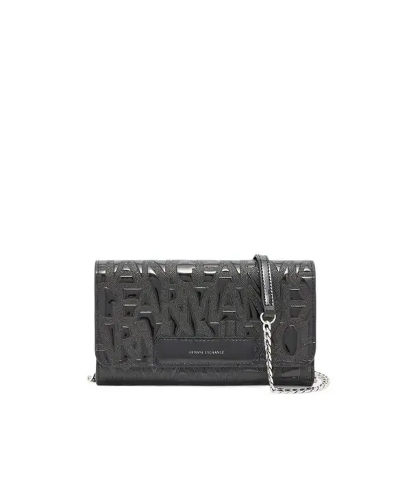Armani Exchange Mini Embossed Clutch Bag