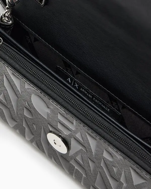 Armani Exchange Mini Embossed Clutch Bag