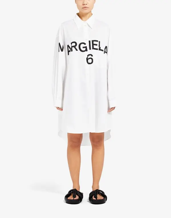 MAISON MARGIELA Logo Shirt Dress