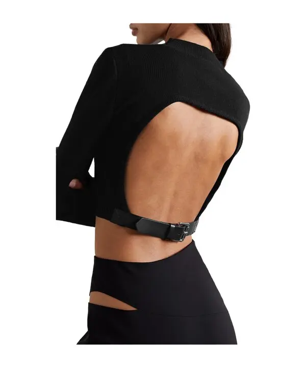 Monse Buckle-fastened Open Back Top
