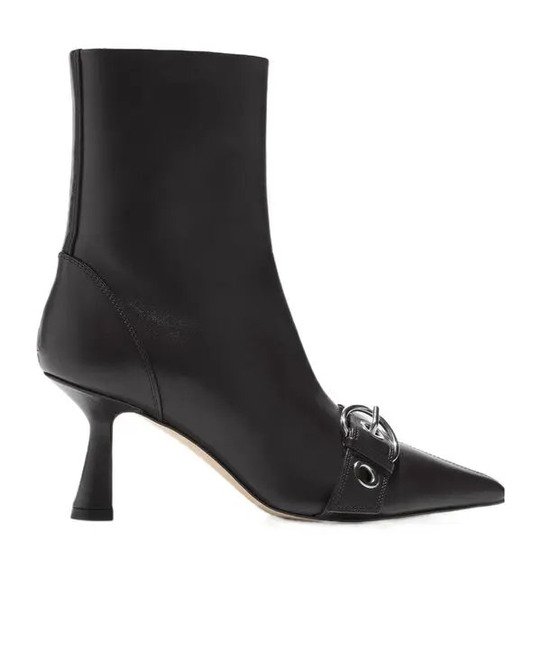 AeydĒ Halima Buckled Leather Boots