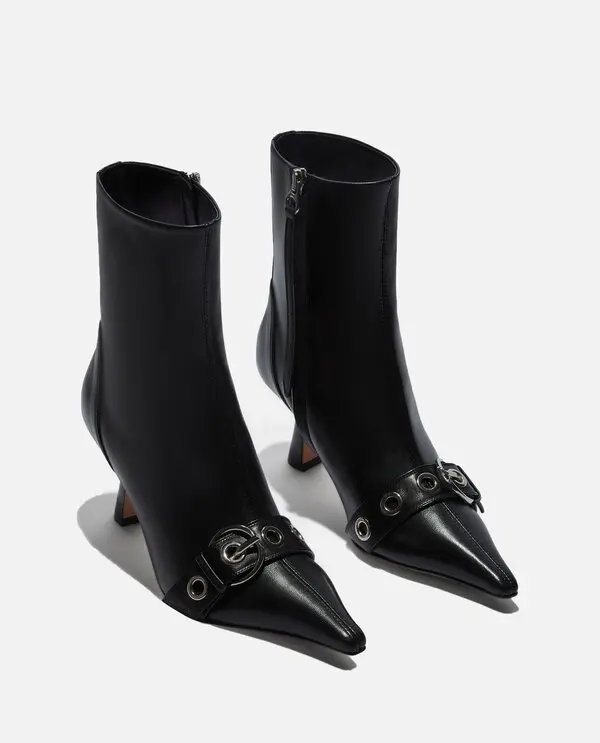 AeydĒ Halima Buckled Leather Boots