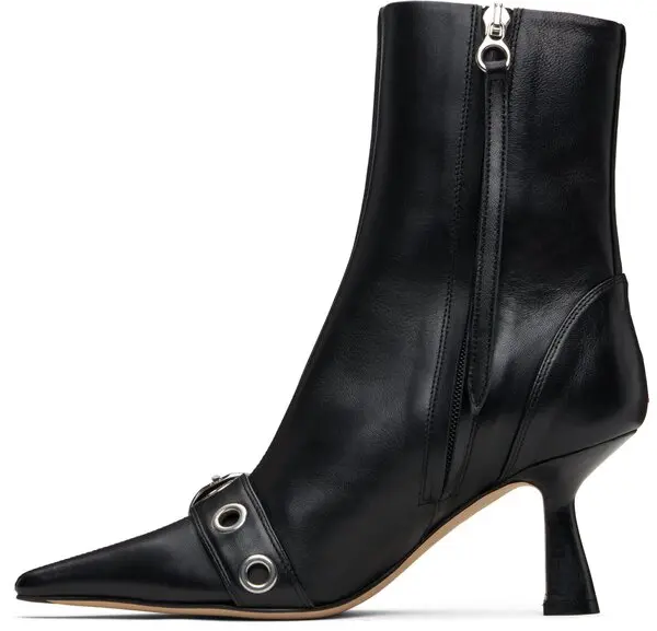 AeydĒ Halima Buckled Leather Boots