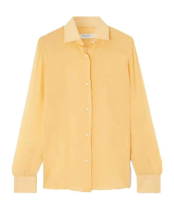 Giuliva Heritage Elvira Silk-crepon Shirt