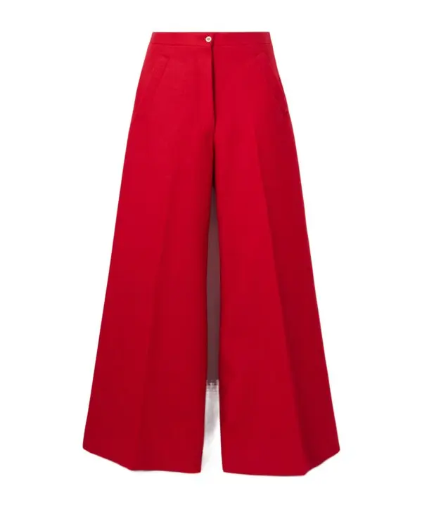 Giuliva Heritage High Waisted Wide Leg Trousers - No