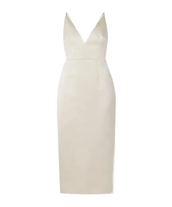 EMILIA WICKSTEAD Minimalist Satin Dress