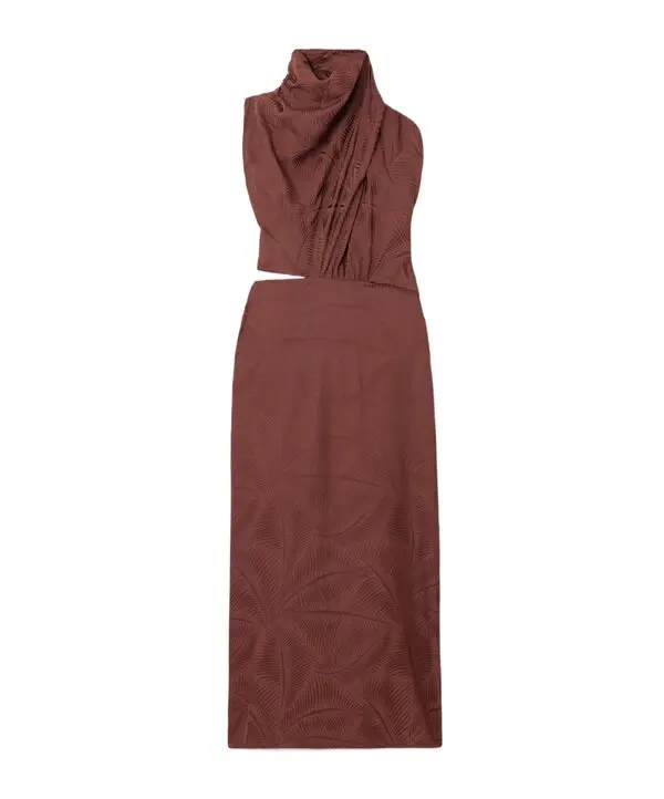 Johanna Ortiz Finding Balance Midi Dress - Red