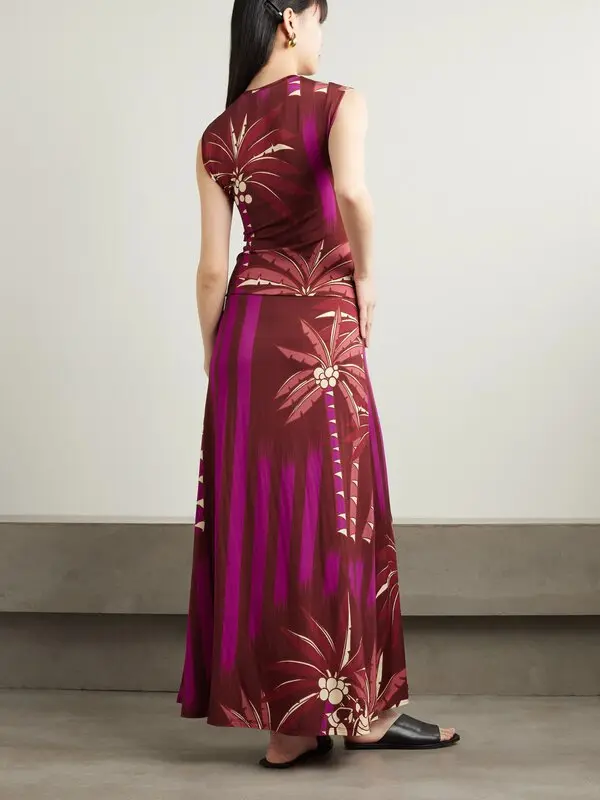 Johanna Ortiz Printed Stretch Dress