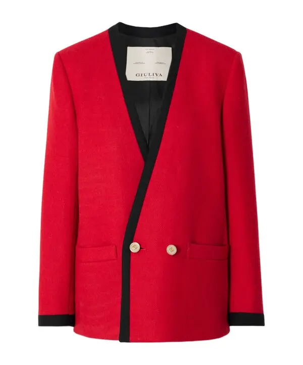 Giuliva Heritage And Black Wool Jacket