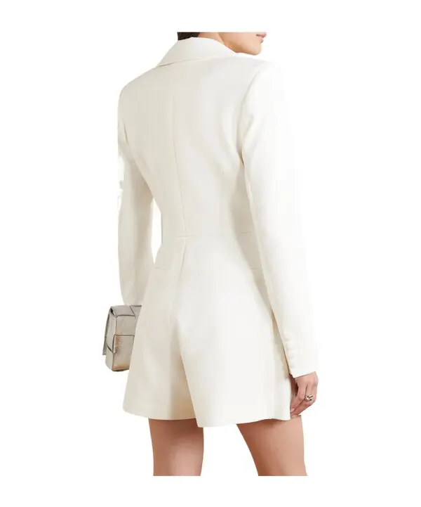 SAFIYAA LONDON Trinidad Asymmetric Crepe Playsuit