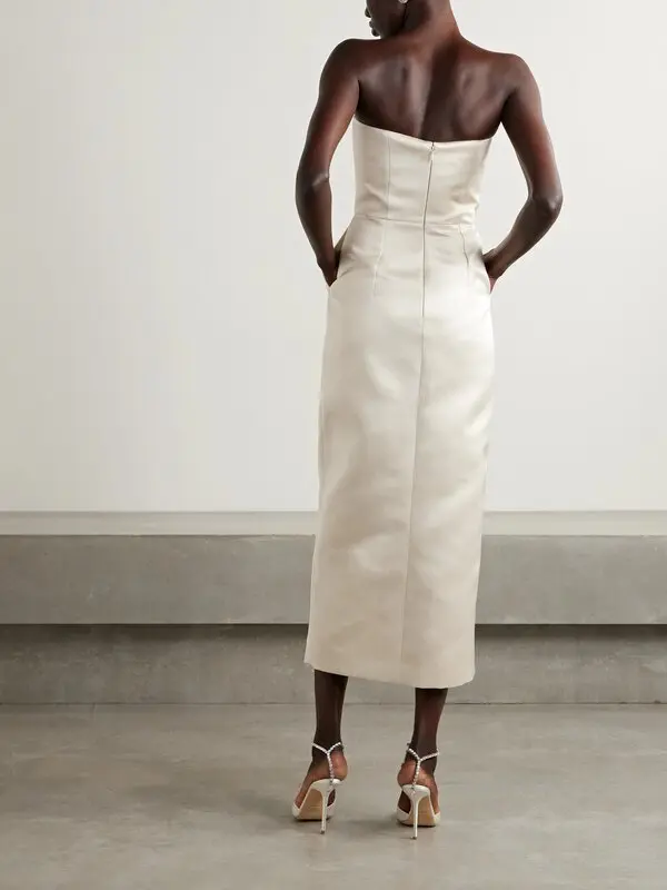 EMILIA WICKSTEAD Strapless Midi Dress