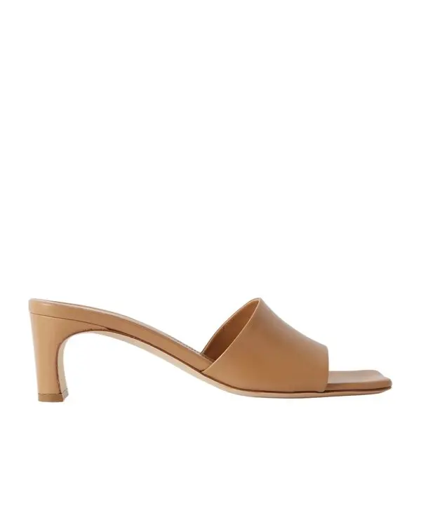 AeydĒ High Heel Open Toe Slide Sandals