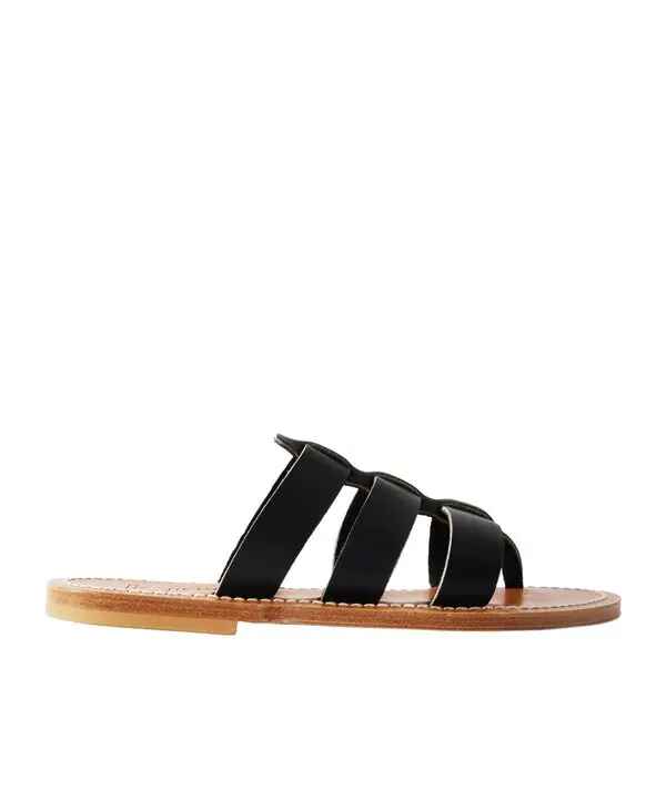 K.JACQUES Dolon Three-strap Leather Sandals - No