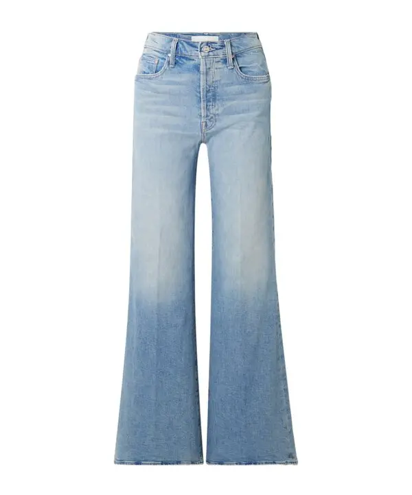 MOTHER Gradient Wash Flared Jeans