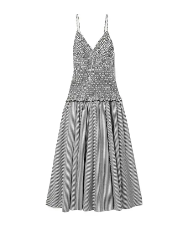 Brandon Maxwell Full Flared Midi Dress