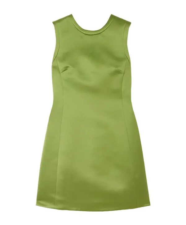 EMILIA WICKSTEAD Structured Waist-cinched A-line Mini Dress