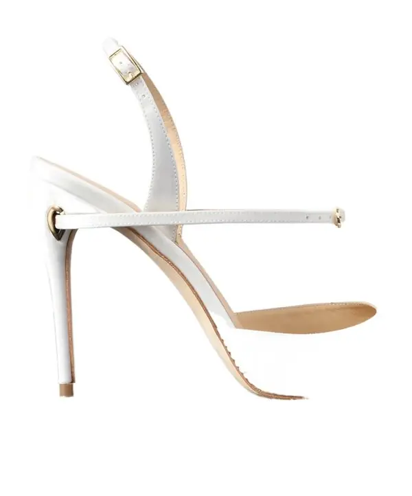 Jennifer Chamandi Pointed Toe Slingback Stiletto Sandals