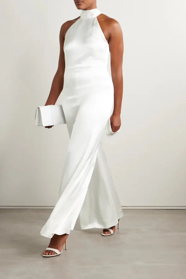 Galvan Satin Jumpsuit