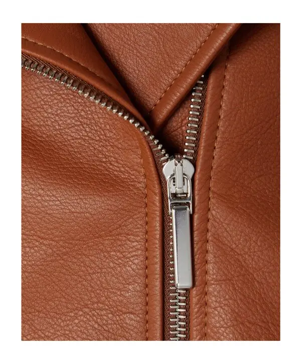 Rosetta Getty Textured-leather Biker Jacket