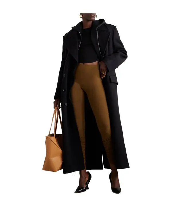 Wolford Perforated Wool-blend Leggings