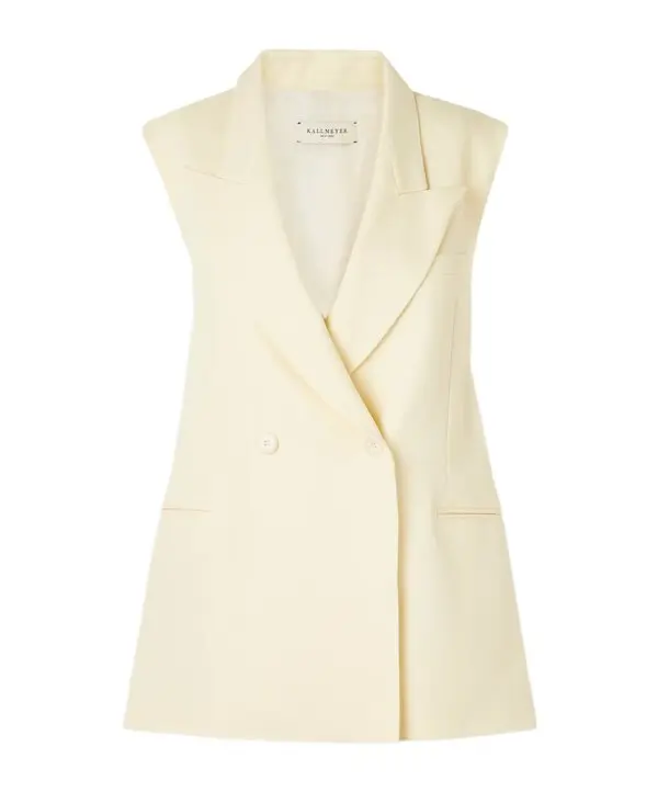 KALLMEYER Sleeveless Double-breasted Waistcoat - No
