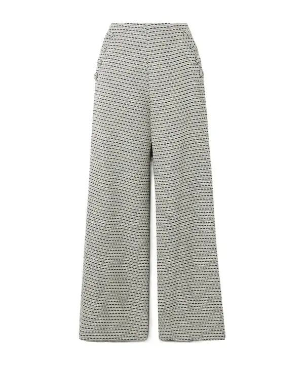 Lisa Marie Fernandez Bouclé-tweed Wide-leg Pants - No