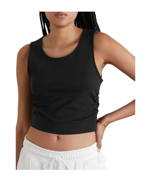 ATM Anthony Thomas Melillo Ruched Stretch-pima Cotton-jersey Tank