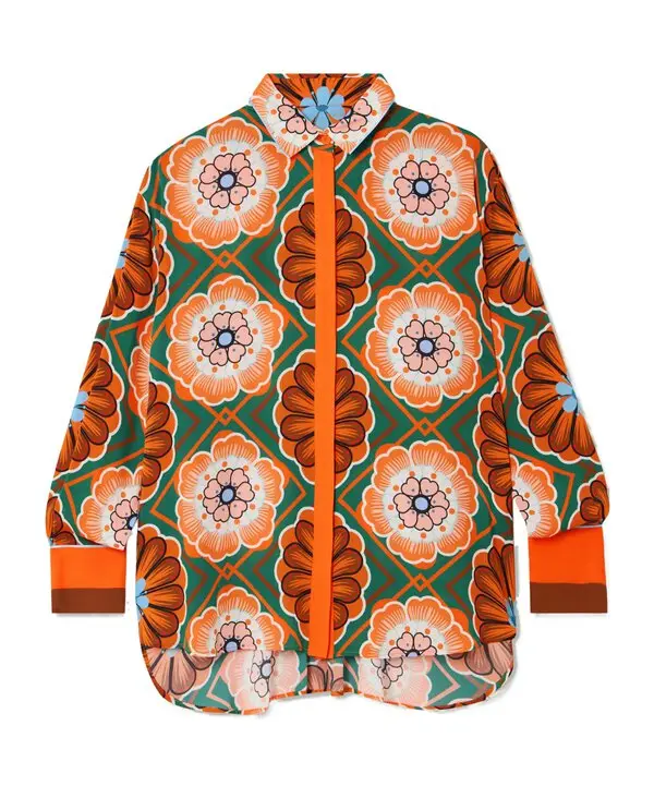 Borgo De Nor Nova Printed Crepe Shirt