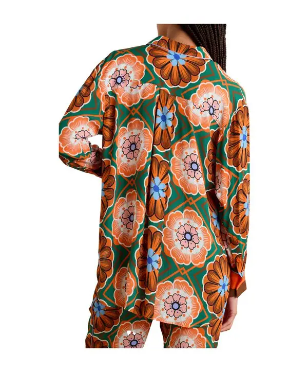 Borgo De Nor Nova Printed Crepe Shirt