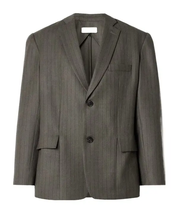 KALLMEYER Pinstriped Wool-twill Blazer