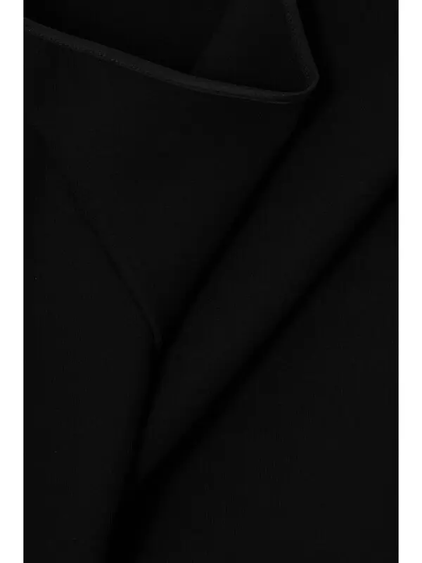 Maticevski Cape Effect One-shoulder Crepe Dress
