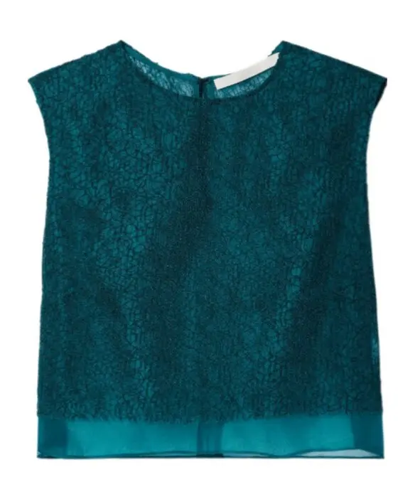 JASON WU Cropped Lace Top - No
