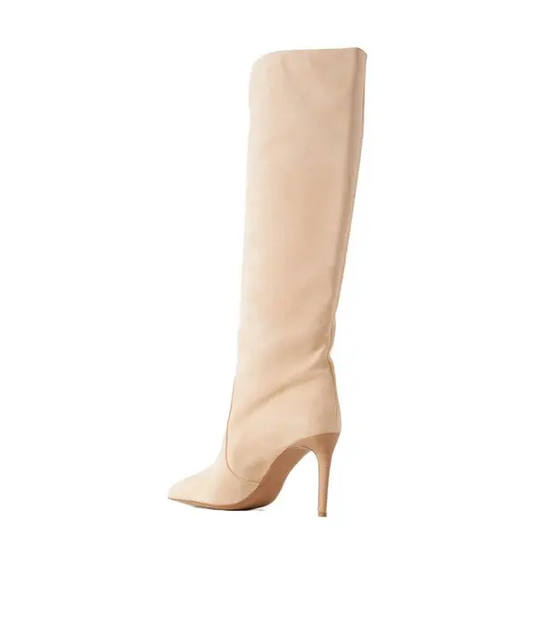Paris Texas Solid Suede Knee Boots