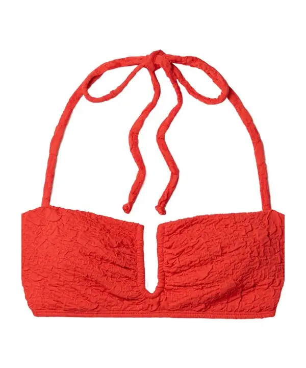 Mara Hoffman Cruz Recycled-popcorn Bikini Top