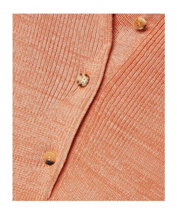 Partow Ribbed Silk And Cotton-blend Polo Sweater
