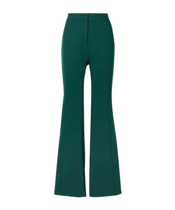 Akris High-waisted Flared Pants