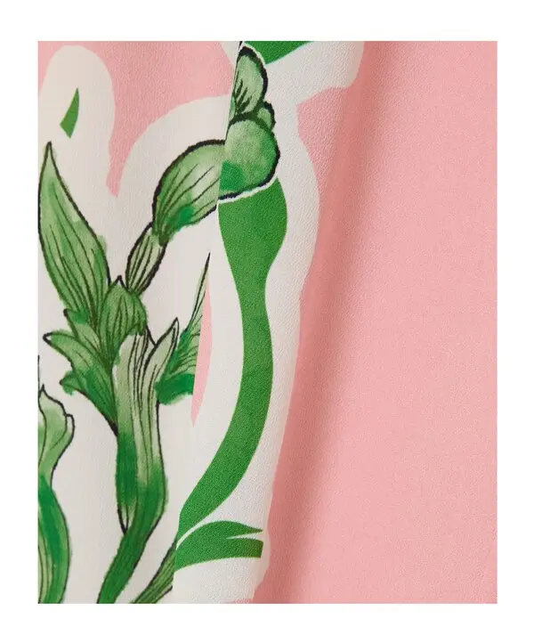 Borgo De Nor Floral-print Crepe Straight-leg Pants