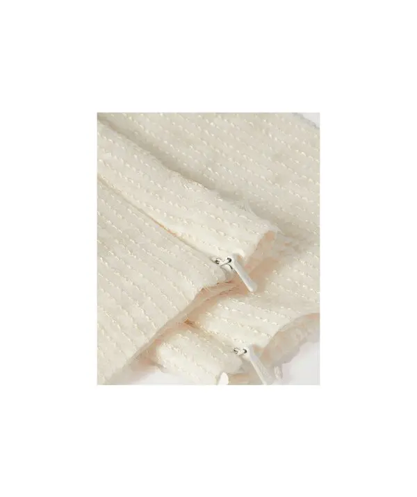 Safiyaa Sequined Satin Gloves