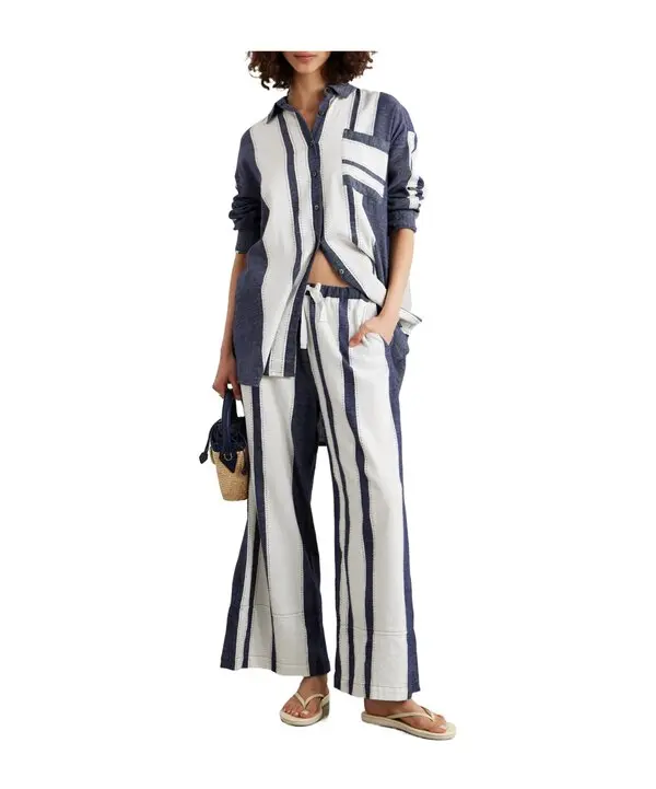 LEMLEM Striped Cotton Shirt