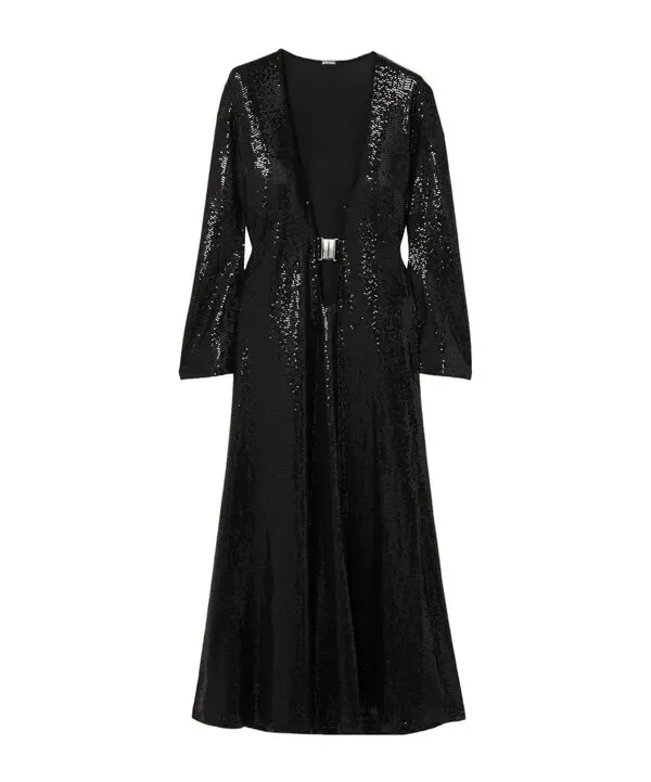 Dodo Bar Or Nina Embellished Cutout Stretch-jersey Maxi Dress - No