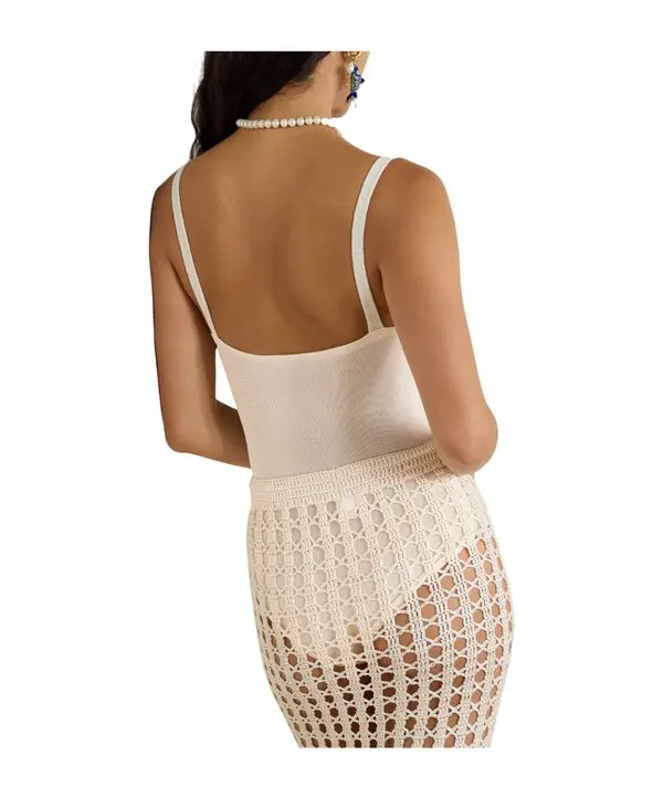 Calle Del Mar Ribbed Knit Bodysuit