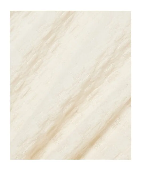 LAUREN MANOOGIAN Smocked Textured Flared Pants