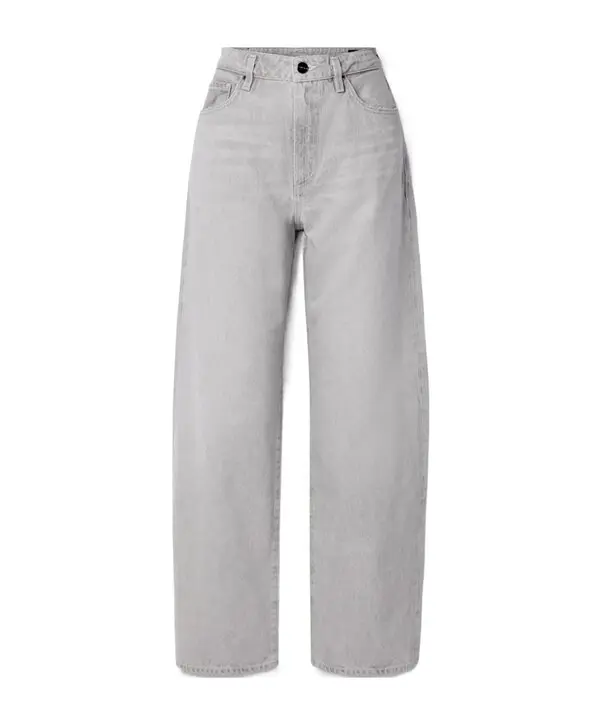 GOLDSIGN High-rise Straight-leg Organic Jeans