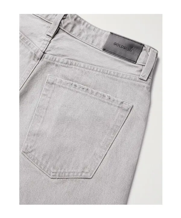 GOLDSIGN High-rise Straight-leg Organic Jeans