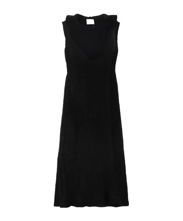 Lisa Marie Fernandez Hooded Linen-blend Gauze Maxi Dress - Black